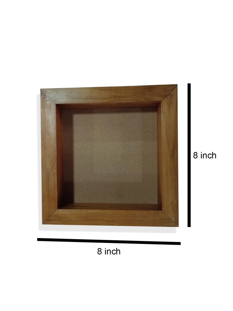 Teak Wood frame 8”X8” - Vajra Epoxy Store